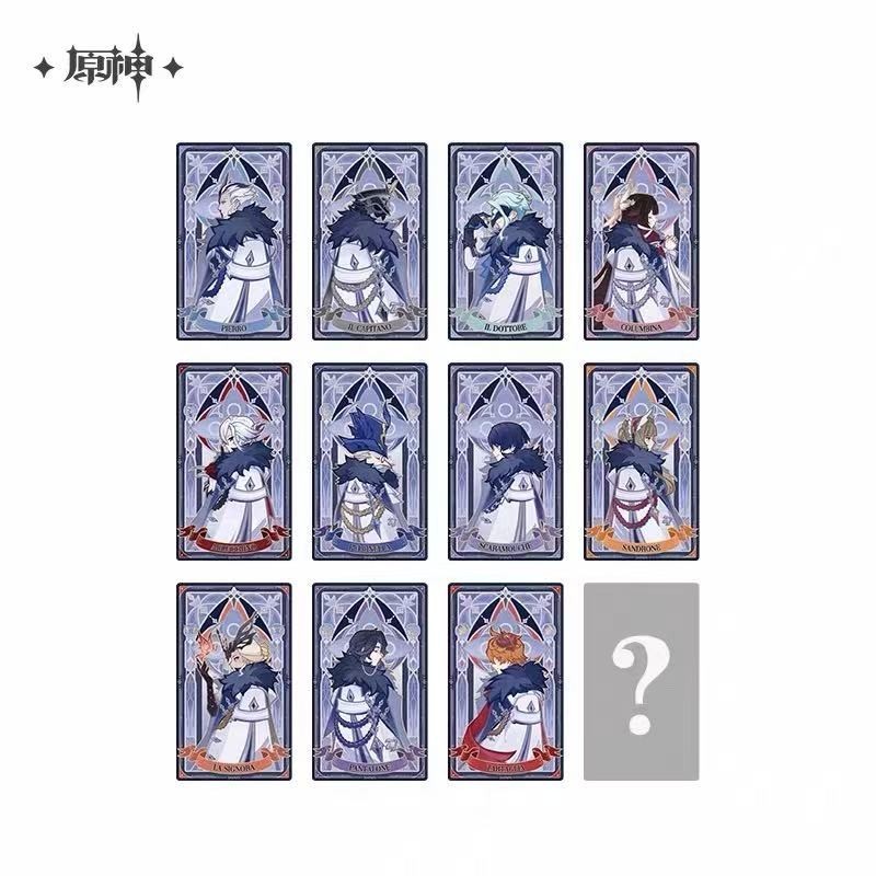 Genshin Impact Fatui Harbingers Refraction Card Blind Box (Frost ...