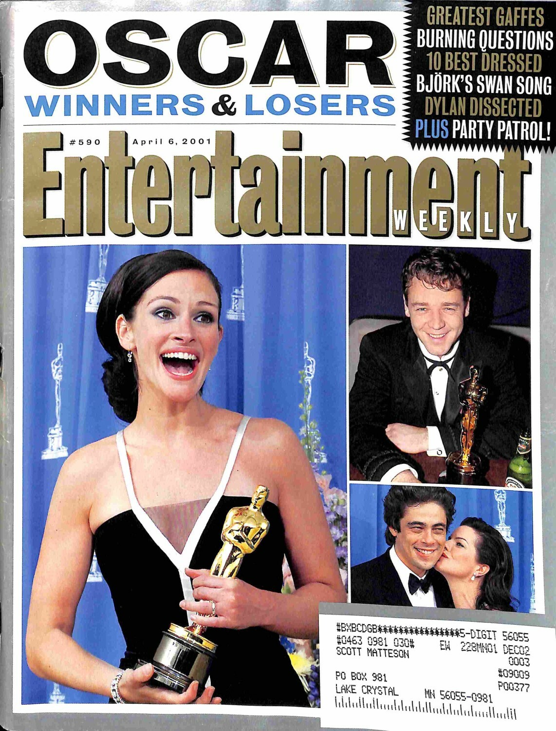 Entertainment Weekly, April 6 2001 | eBay