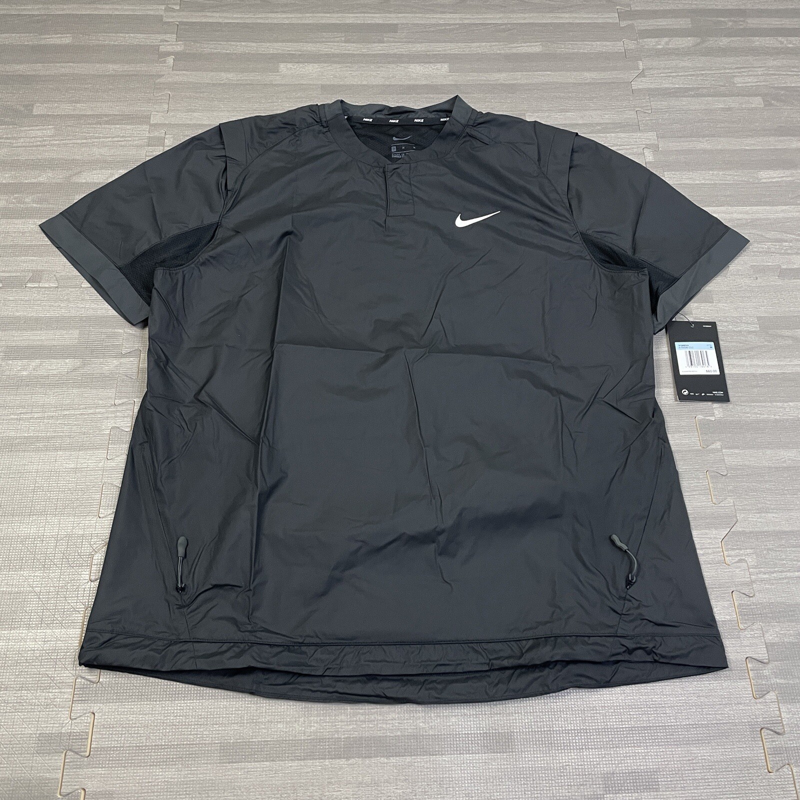 Nike Softball Lightweight Wind Jacket Womens M Short Sleeve AV6696 ...