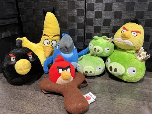 Angry Birds Plush Lot Of 8 Stuffed Toys | eBay