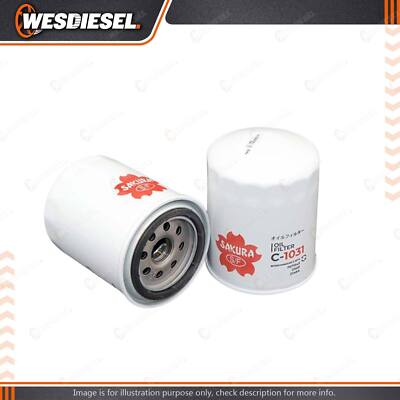 Sakura Oil Filter fits Mitsubishi Lancer LA LB LC 1.4L 1.6L 4G33 4G32 C ...