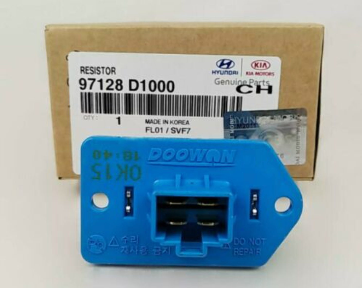 OEM 97128-A5000 HAVC Blower Motor Resistor Economy# for Hyundai Elantra ...