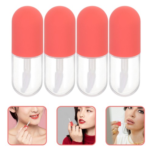 10Pcs DIY 4.5ML Lip Gloss Tube Refillable Lip Balm Bottles Lip Gloss ...