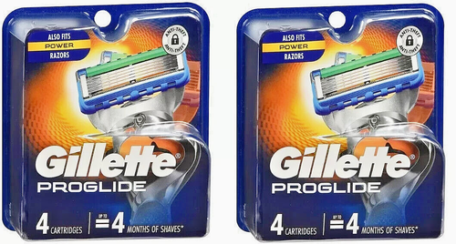 8 Gillette Fusion Proglide Power Razor Blades Refills Cartridges Fits ...