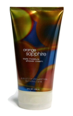 Bath and & Body Works ORANGE SAPPHIRE Signature Collection Shower Cream ...