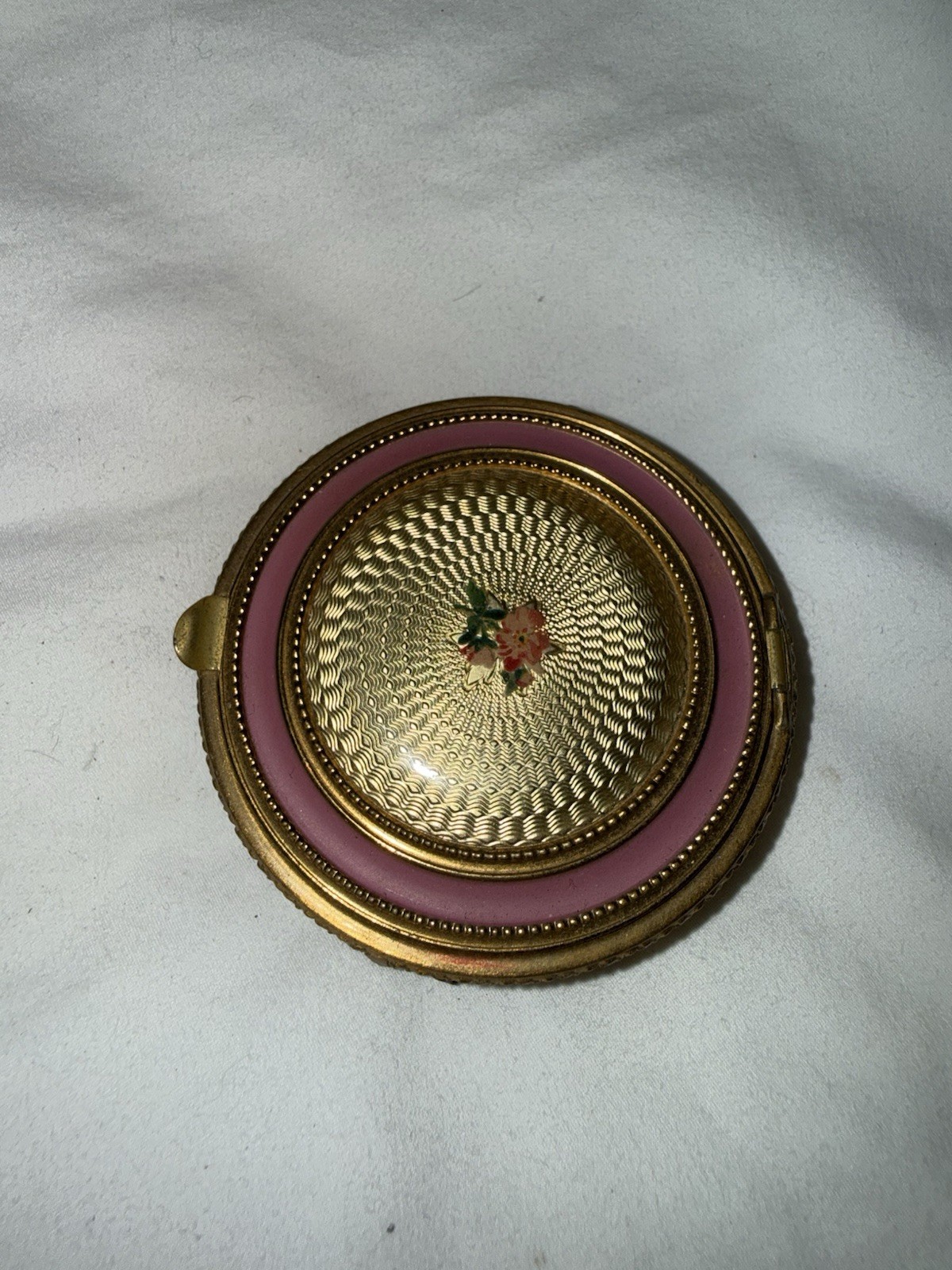 Vintage 1920s Rex Loose Powder Compact - Gold Mesh Bottom Enameled | eBay