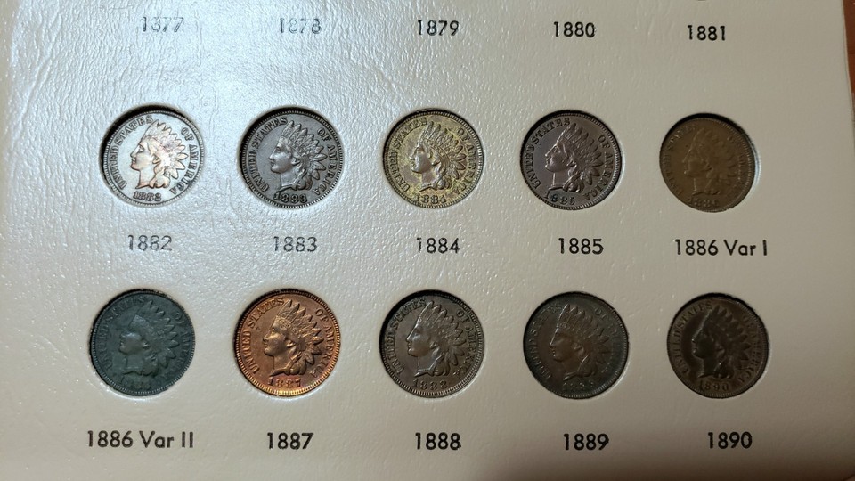 Complete Indian Head Set Collection with Flying Eagle Cent | eBay