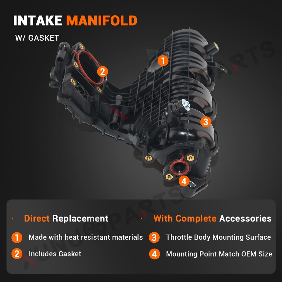 Intake Manifold for 2010-2015 Toyota Prius 12-17 Prius V 1.8L HYBRID ...