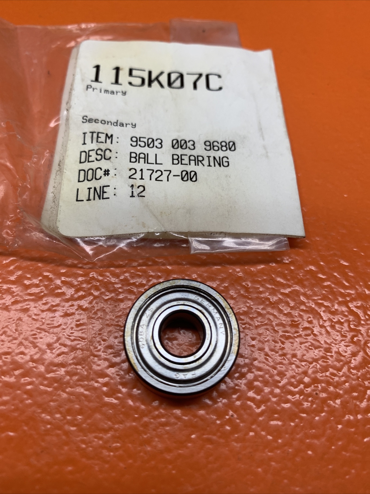 GENUINE STIHL BALL BEARING - 9503 003 9680 NEW OEM -B19 | eBay