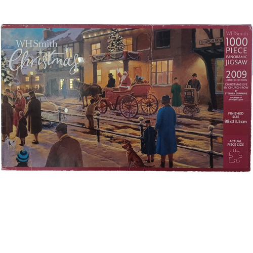WH Smith 1000pc Christmas Eve in Church Row 2009 Limited Edition Jigsaw ...