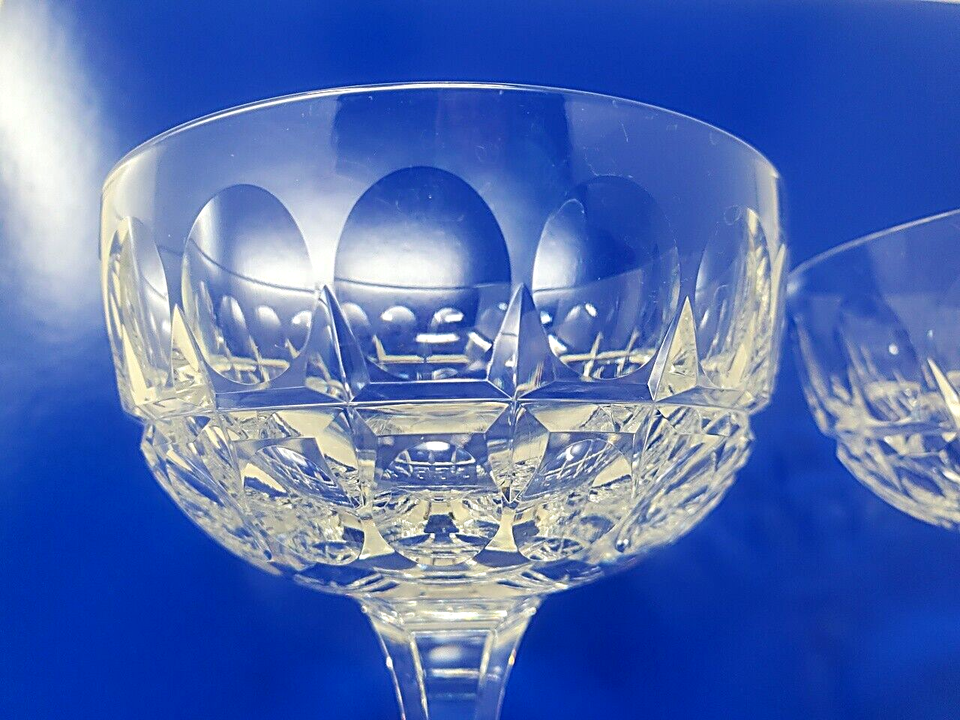 2 Stuart Clifton Park Champagne or Sherbet Crystal Glasses - Glass - 4 ...