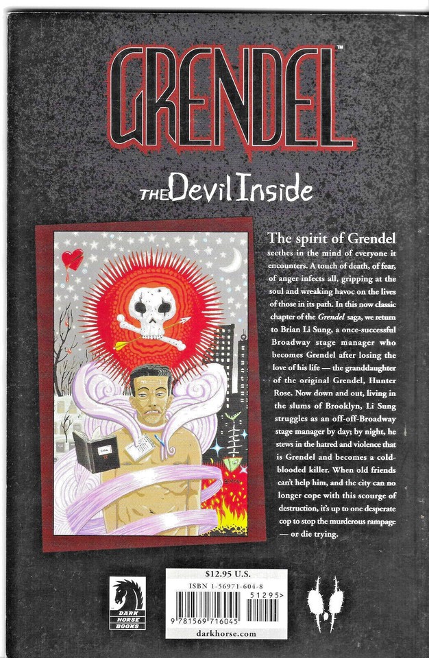 Grendel Devil Inside TPB Dark Horse Brian Li Sung Matt Wagner Bernie ...