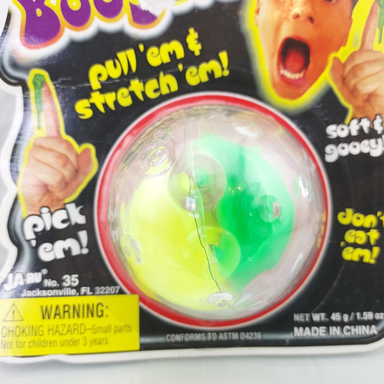 2005 JA-RU That's Gross! Green Slimey Snot Boogers Gross Out Gag | eBay