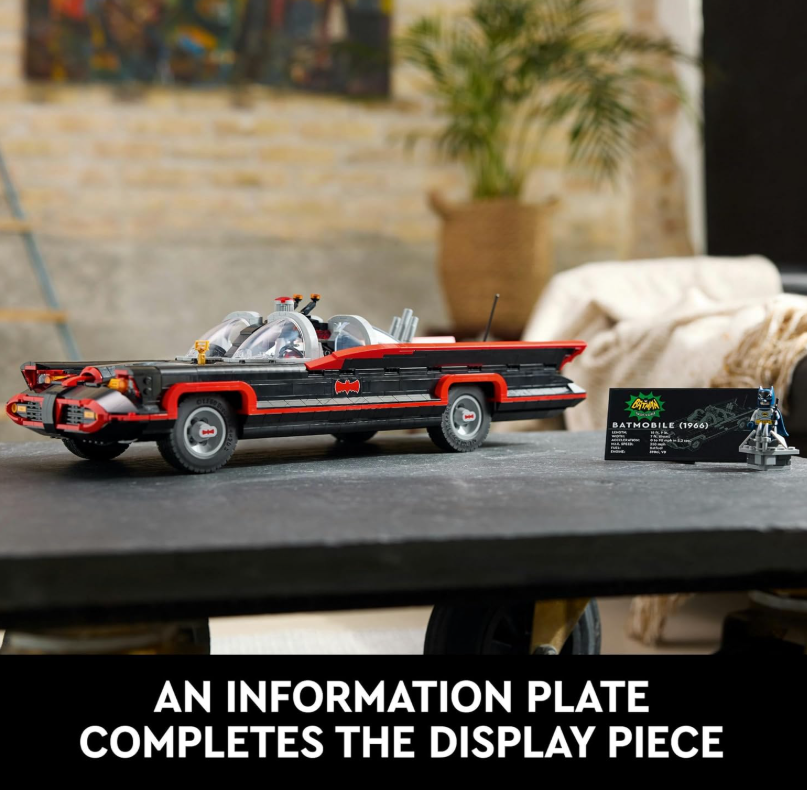 LEGO DC Batman: The Classic TV Series Batmobile Set for Adults ...