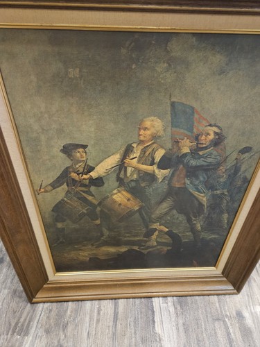 Spirit Of '76 Yankee Doodle 27.5 x 33.5 Framed Art Print Americana Am ...