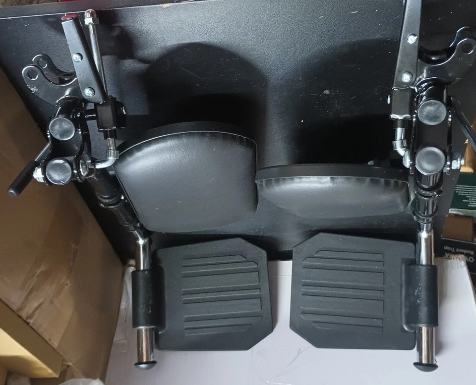 Wheelchair Elevating Legrests Assembly，Padded Calf Pads Universal ...