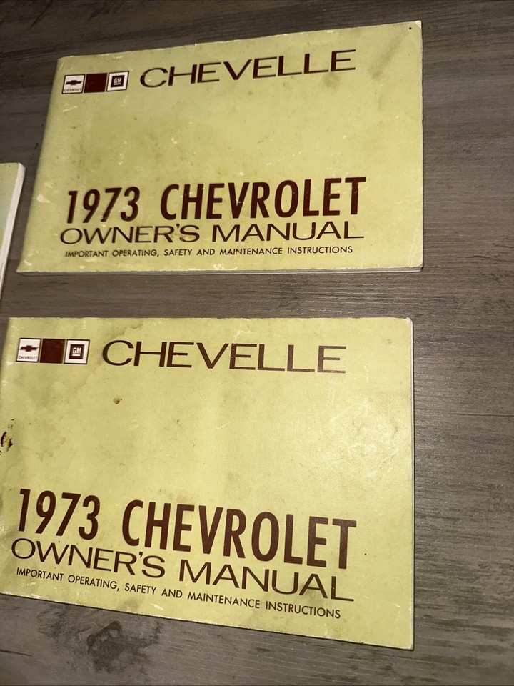 1973 Chevrolet Chevelle Owners Manual User Guide 3 Total! | eBay