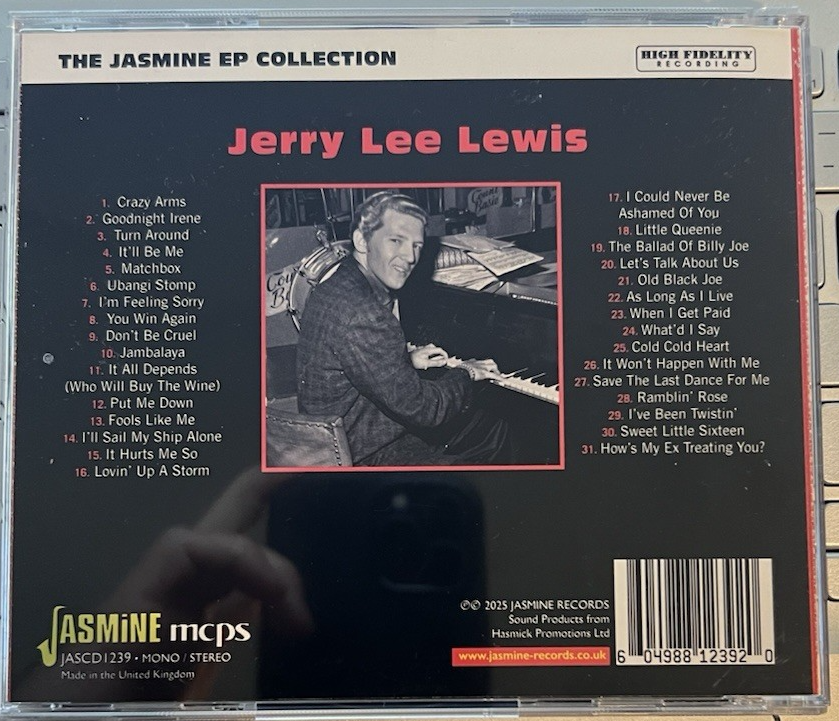 Jasmine EP Collection by Jerry Lee Lewis (CD, 2025, Jasmine) | eBay