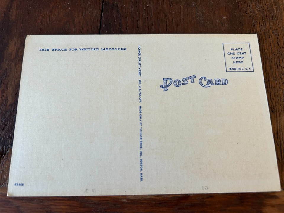 Greetings from Ellsworth Wisconsin Car on Road Scene Vintage Postcard ...