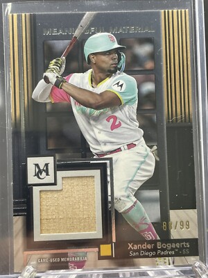 xander bogaerts Museum Collection Relic 88/99 Mmm-Xb | eBay