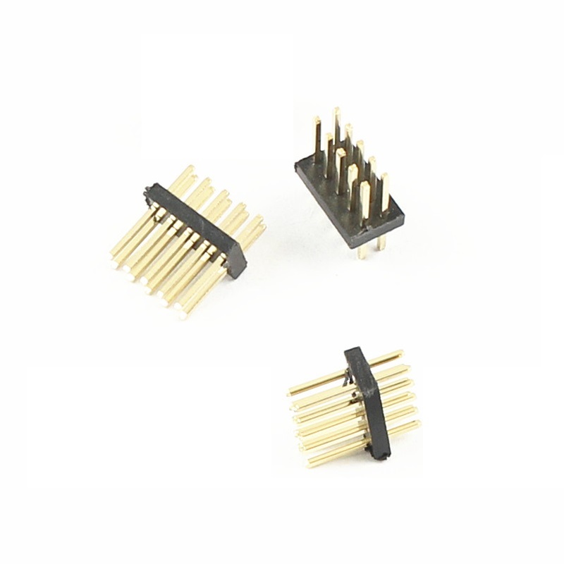 10 Pcs Gold Plated 1.27mm Pitch Male 2x5 Pin 10 Pin Straight Pin Header ...
