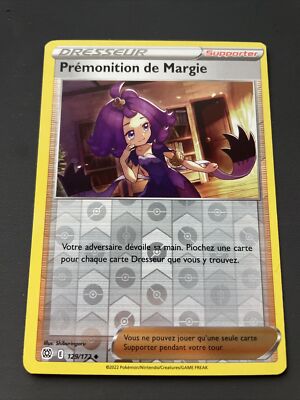 PREMONITION DE MARGIE REVERSE - POKEMON 129/172 EB09 STARS ETINCELANTES ...