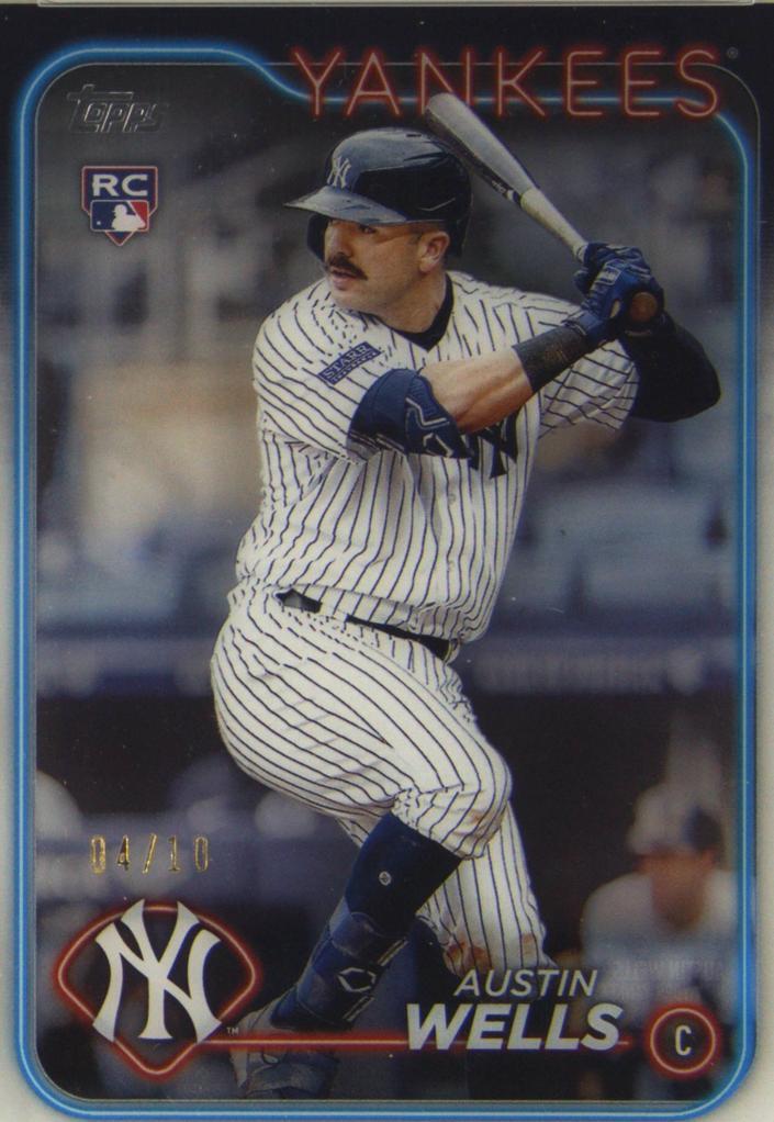 2024 Topps Series 2 - Austin Wells #624 Clear /10 (RC) for sale online ...