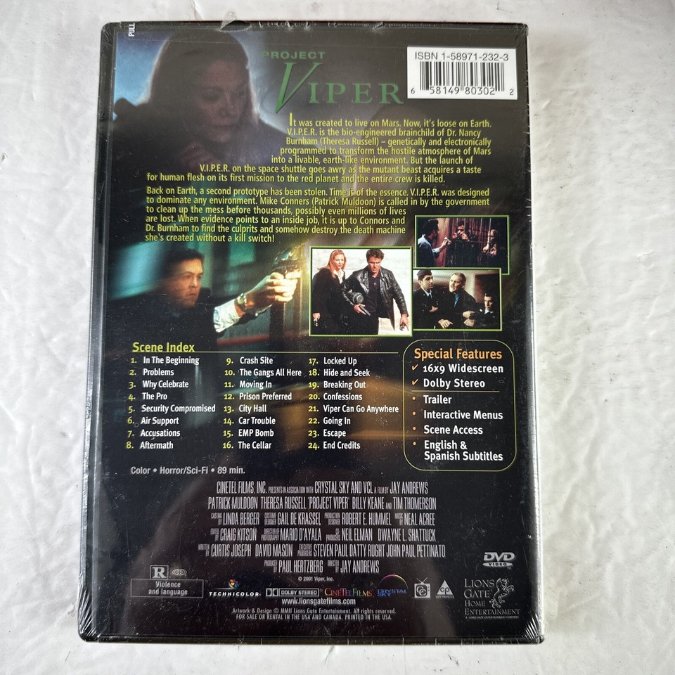 Project Viper (DVD, 2002) 658149803022 | eBay