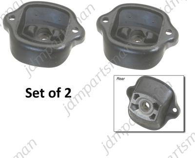 for Mercedes W123 W126 W116 Engine Motor Mount Mounts (Set of 2) 123 ...