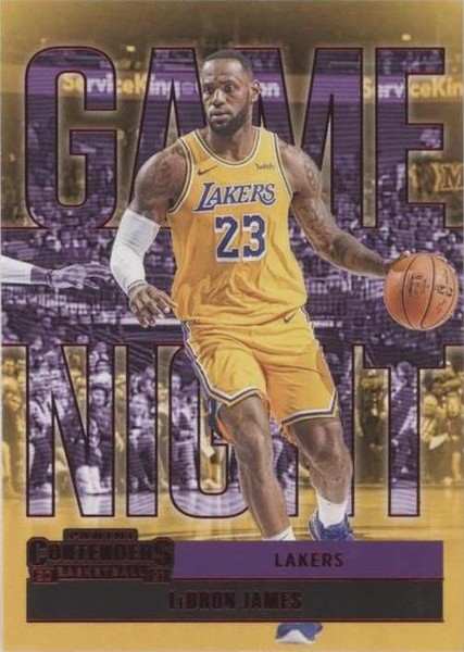 2020-21 Panini Contenders - Game Night Ticket Red #5 LeBron James for ...