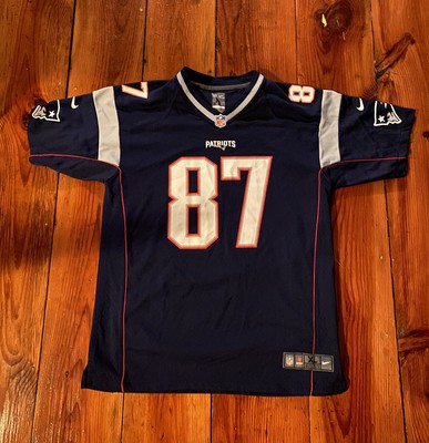 Rob Gronkowski Gronk #87 New England Patriots NFL Nike Jersey Youth XL ...