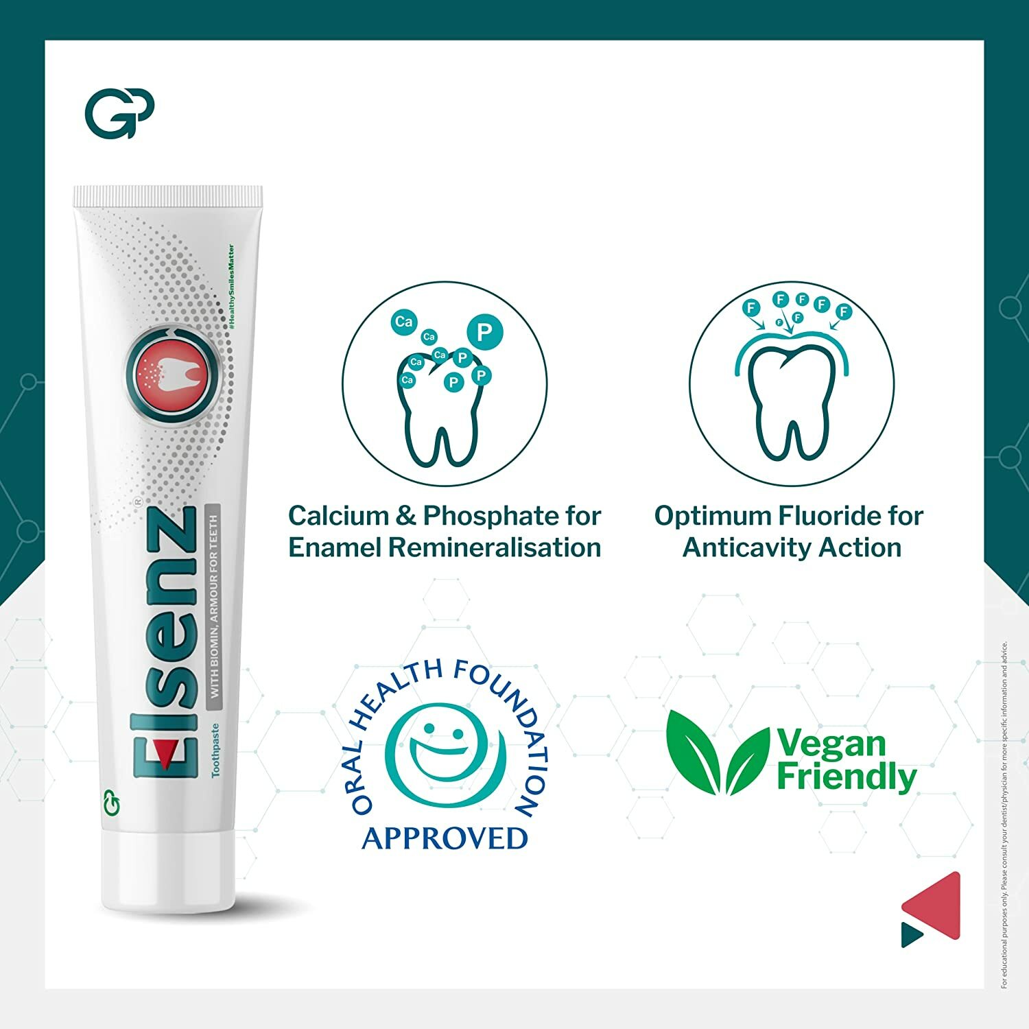 Elsenz Anti Cavity Fluoride Toothpaste 70g - Pack of 6 | eBay