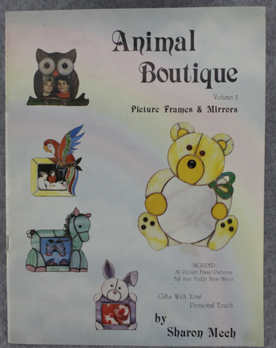 Animal Boutique Vol. 1 Sharon Mech Stained Glass Picture Frame Mirror ...