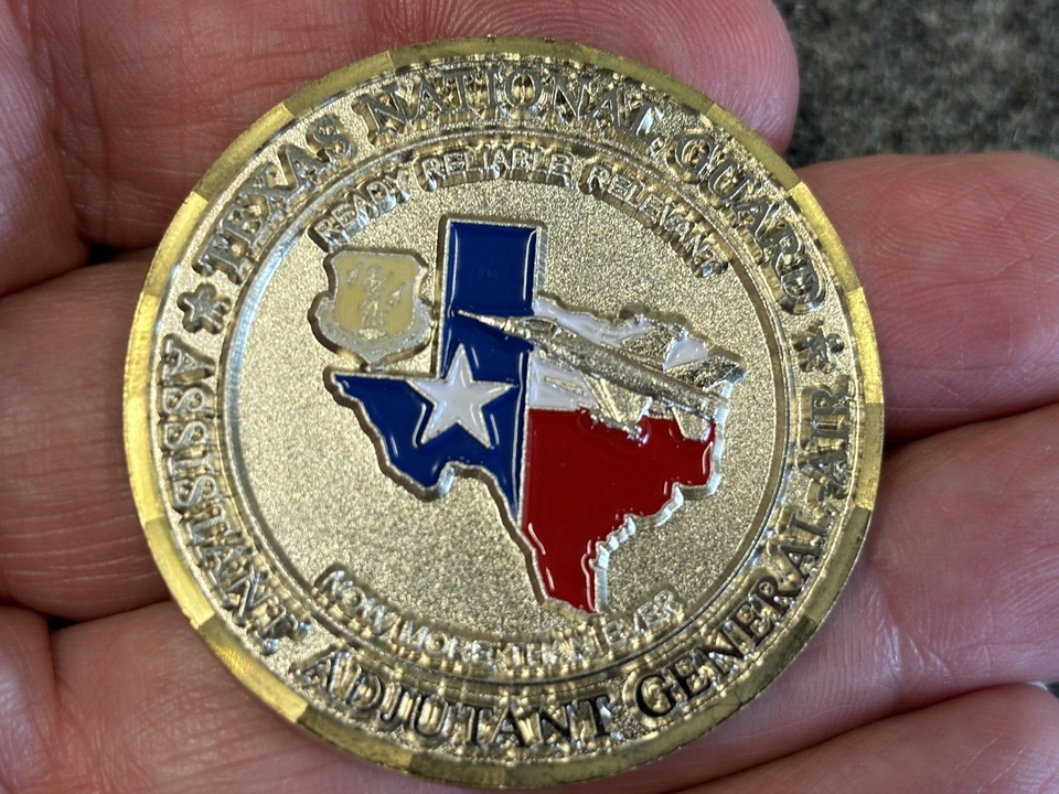 TEXAS NATIONAL GUARD, ASSISTANT ADJUTANT GENERAL-AIR Challenge Coin | eBay