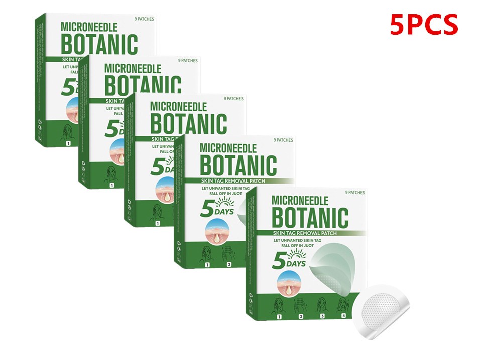 Microneedles Botanical Skin Mole Removal Patch Remove Warts,bumps,moles ...