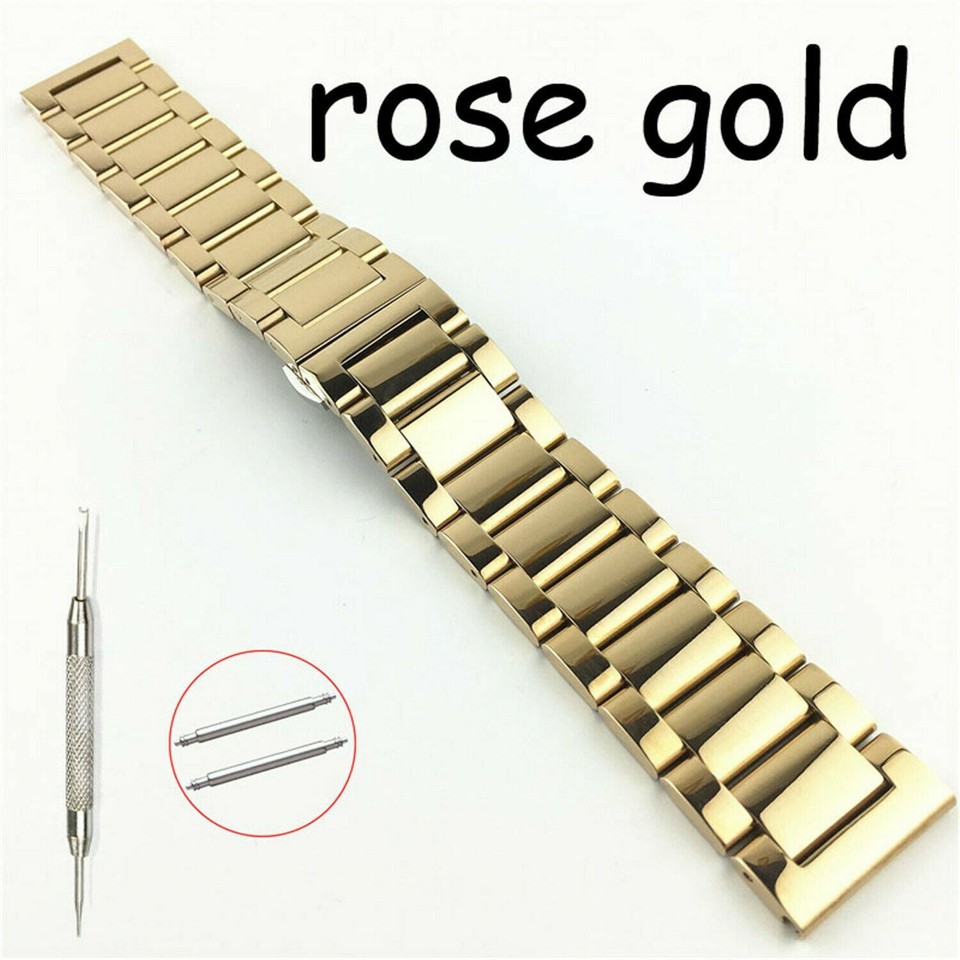 16 18 20 21 22mm 23 24 26mm Glossy Matte Stainless Steel Watch Band ...