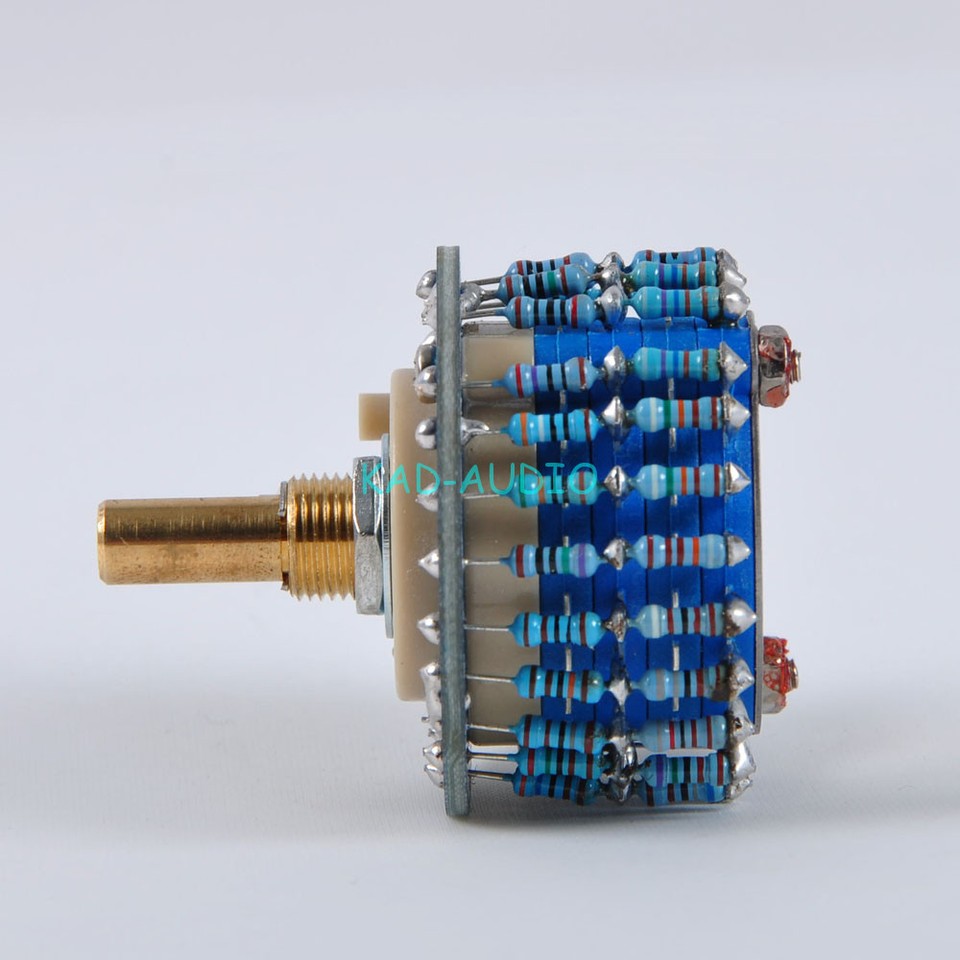 2pcs 2P 24 Step Attenuator Volume Control Pot Log A 51K Mono ...