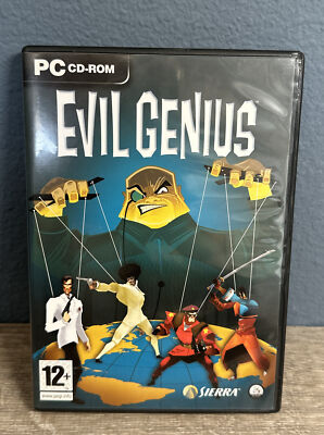 Evil Genius (UK) [PC game] (2004) Sierra Games - RARE- NO MANUAL ...