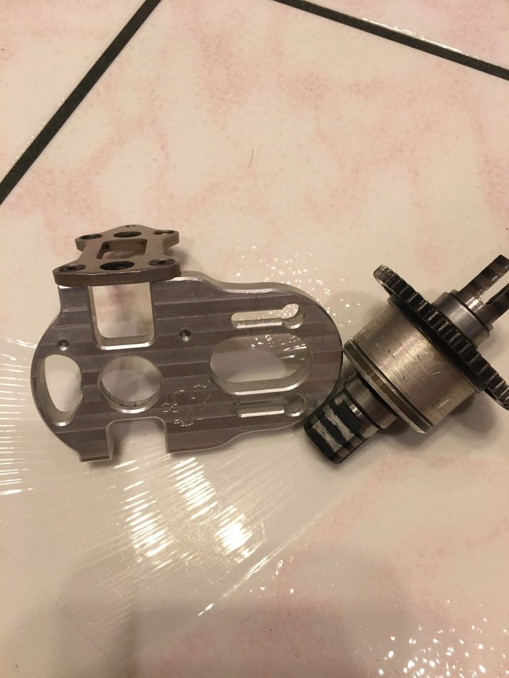 HoBao OFNA Spider Center Diff with Spur Gear/Electric Motor Mount Hyper ...