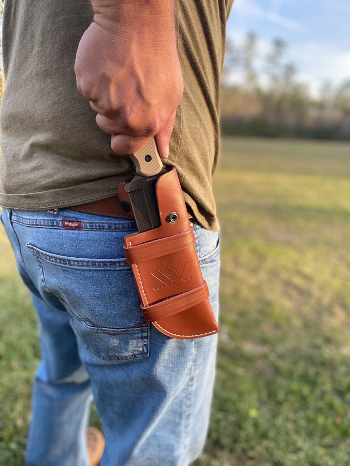 WEYLAND Tracker Knife - Large Full Tang Bushcraft Outdoor Survival ...