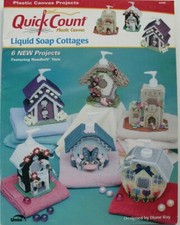 Quick Count Plastic Canvas 2 Leaflets Liquid Soap Cottages & Lighthouse Decor for sale online | eBay