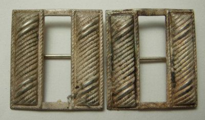 WW1 US Army Captain Rank Bar Matched Pair - AEF - Pinback- DC | eBay