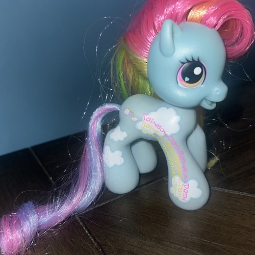 My Little Pony RAINBOW DASH Brushable Hair Figure 2008 Hasbro | eBay