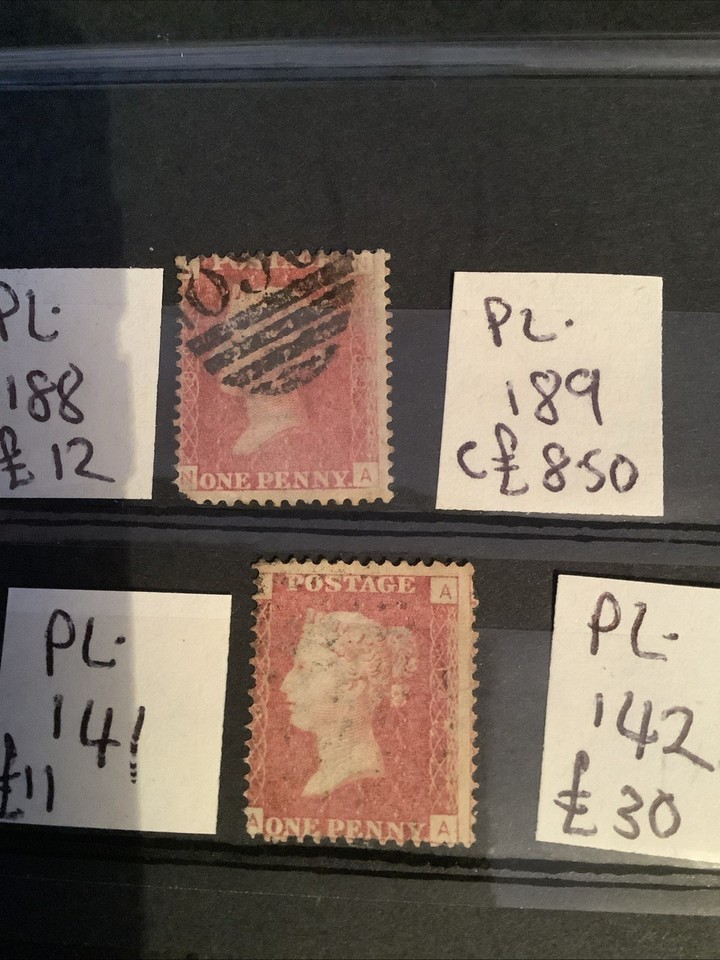 QV/GB Penny Red Stamps. X 6. As In Pictures | eBay UK