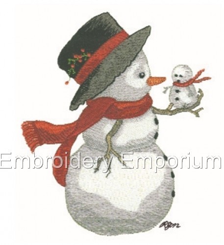 MACHINE EMBROIDERY DESIGNS USB - SNOWMEN COLLECTION 5X7 CHRISTMAS ...