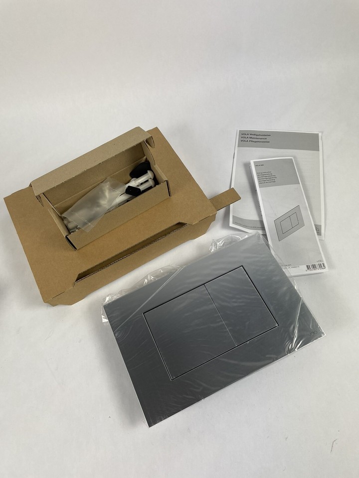 Vola A85-20 Chrome Brushed Finish Flush Actuator Dual Plate Hardware ...