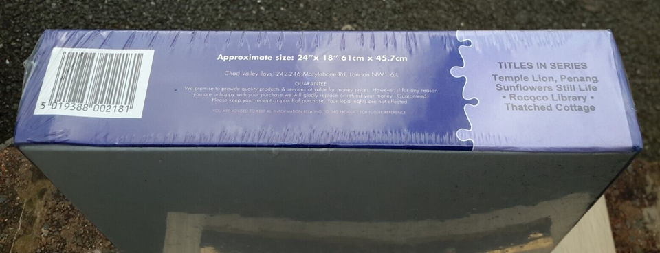 CHAD VALLEY DELUXE 750 PIECE PUZZLE ROCOCO LIBRARY | eBay