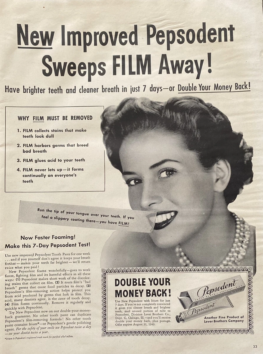 Pepsodent Advertisement
