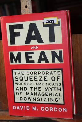 1996 Fat and Mean David M Gordon Hardback Dust Jacket | eBay