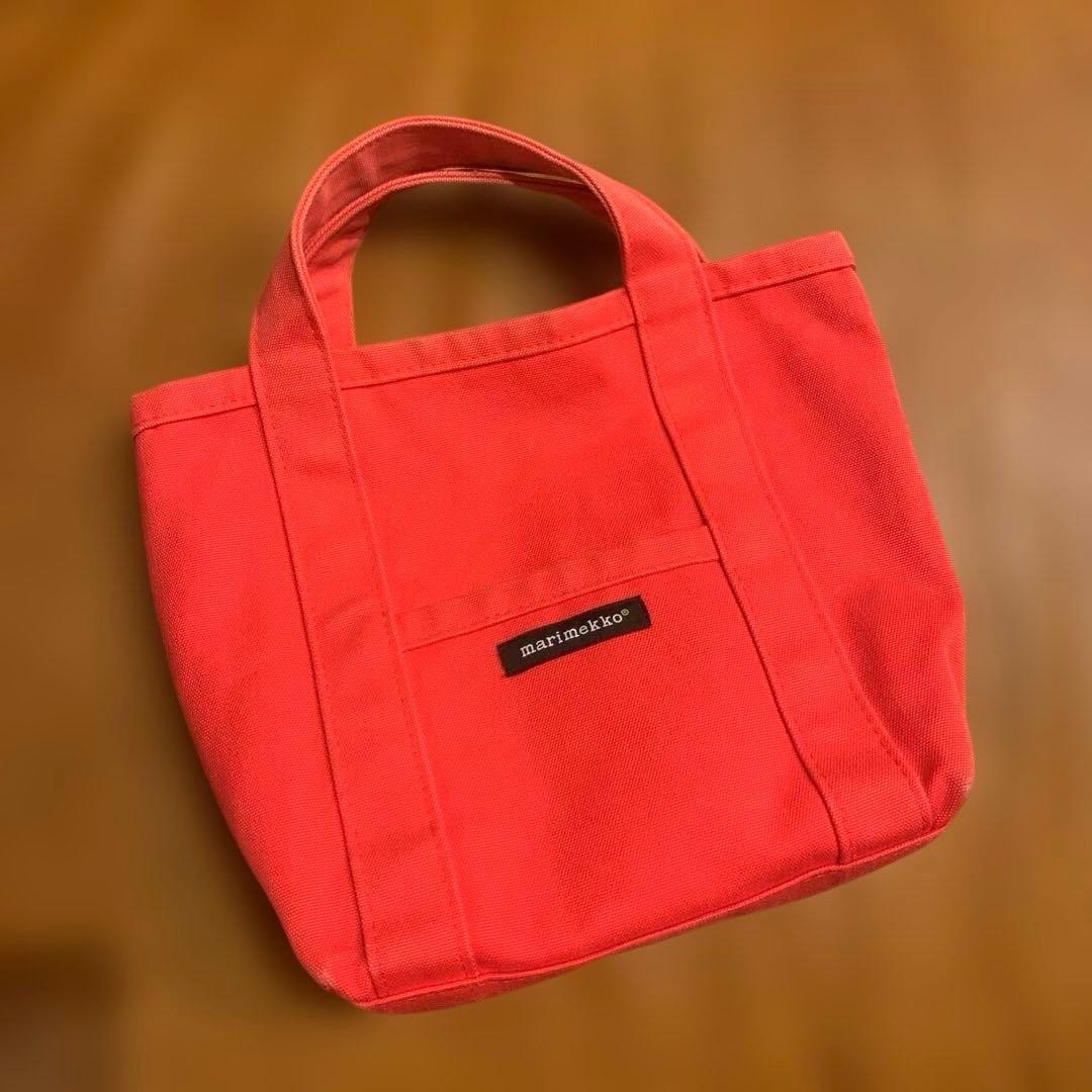Marimekko mini tote bag red - Gem
